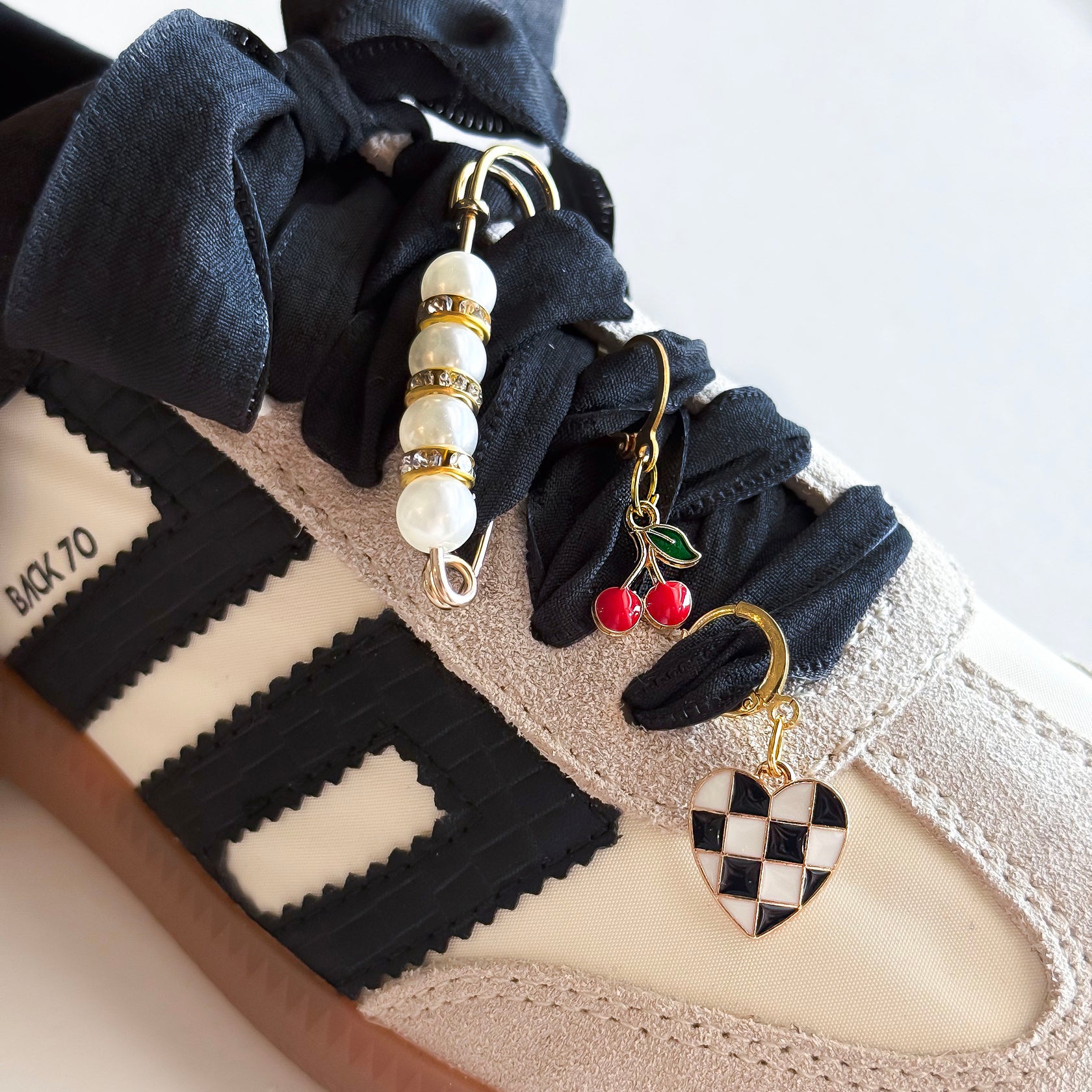 Sneaker & Shoe Charm Lace Set + Accessory Charm Set | Shoe Charms ...