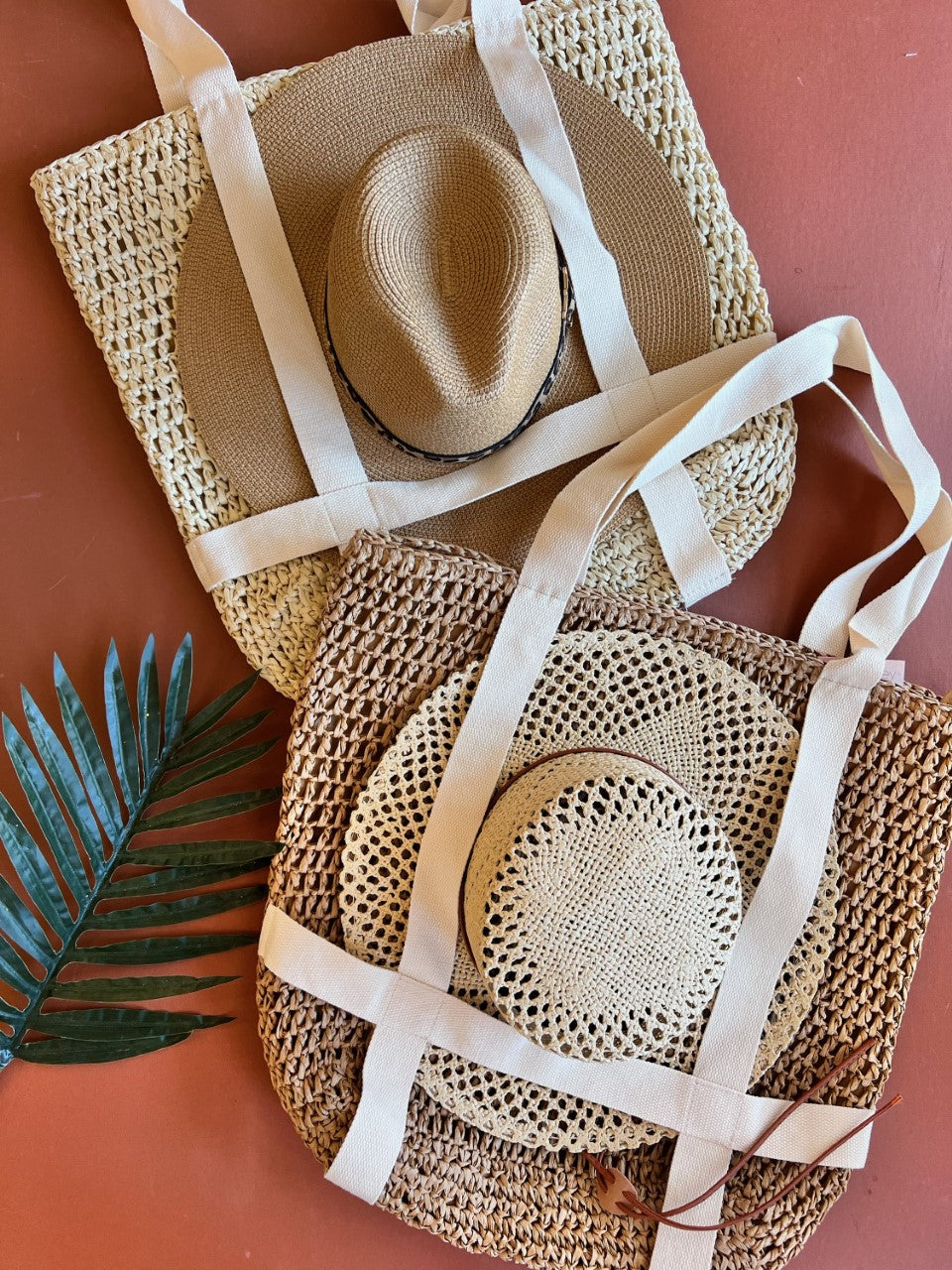 Hat Carrying Tote Bag | Large Neutral Beach Towel Travel Tote | Built ...